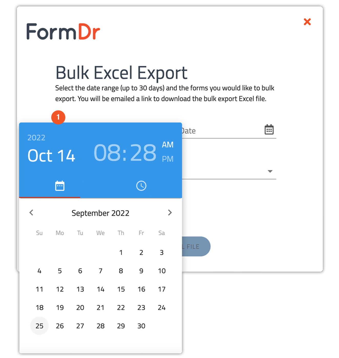 bulk-excel-export-formdr-product-guide
