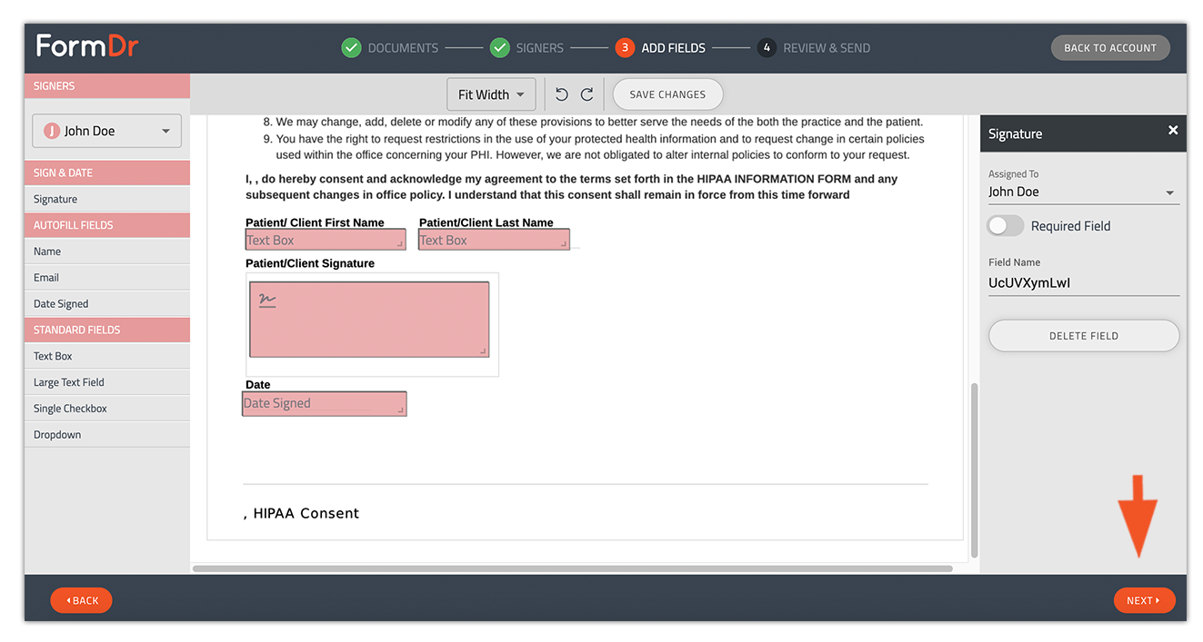 How to create a Document Template – FormDr Product Guide