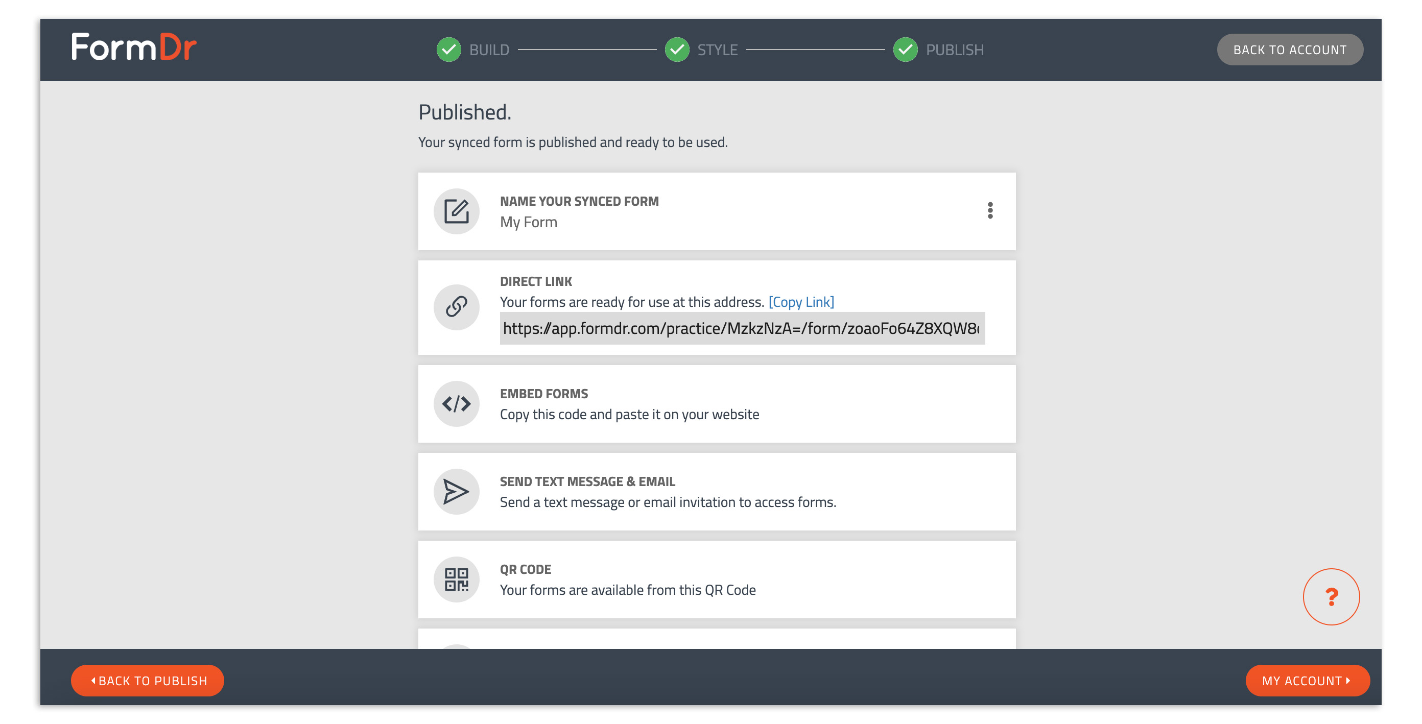 Creating a Synced Form (Select From a Packet) – FormDr Product Guide