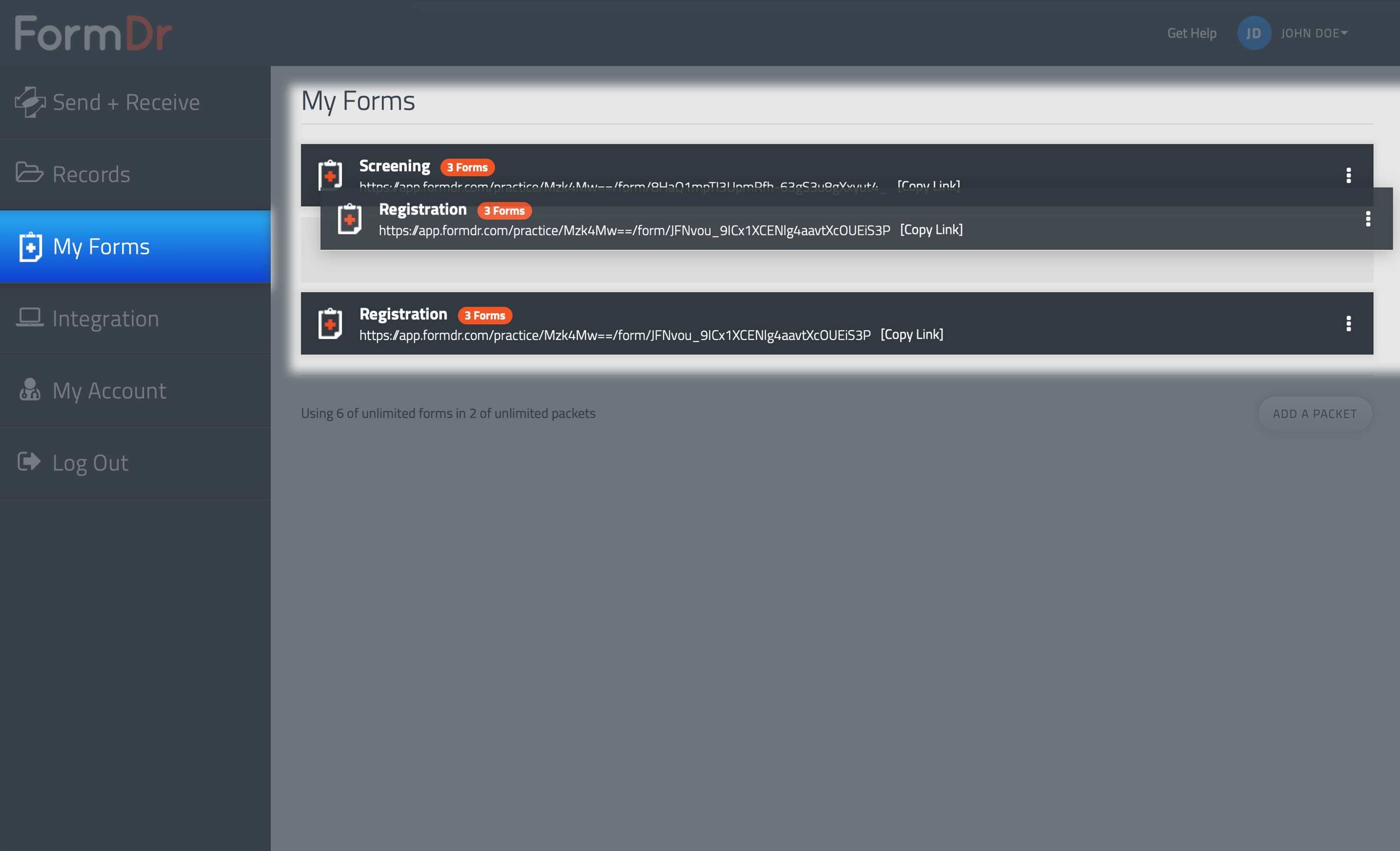 How can I reorder my packets? – FormDr Product Guide