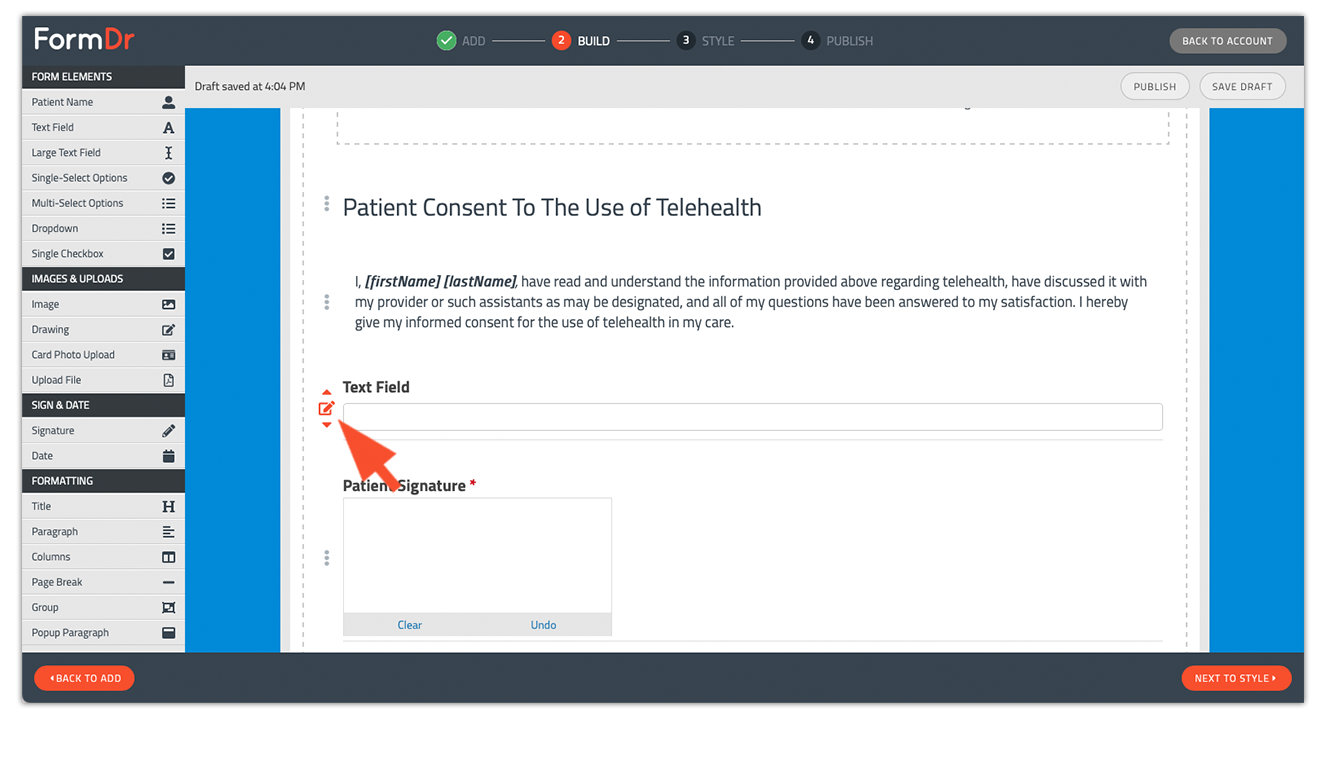 How To Create An Initial Box FormDr Product Guide